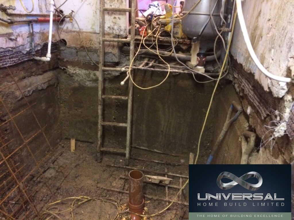 Basement Construction - Universal Home Build